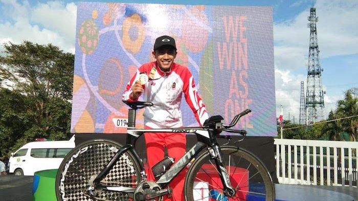 Tak Jadi Target Juara di SEA Games 2019, Pebalap Sepeda Aiman Cahyadi Sabet Emas di Road Race ...