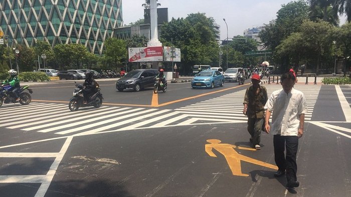 Kurang Terawat, Rambu di Pelican Crossing Sering Ngadat - Wartakotalive.com