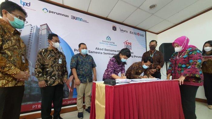 Terima Pinjaman Bank DKI, 730 Pemohon Tandatangan Akad Rumah DP 0 ...