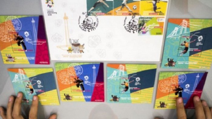 Pos Indonesia Luncurkan 40.000 Perangko Edisi Khusus Seri Asian Games ...