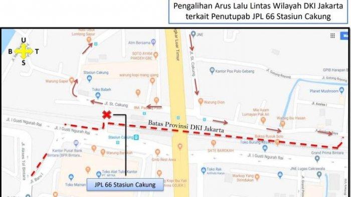 Perlintasan Sebidang Stasiun Cakung Akan Ditutup, Perhatikan Pengalihan Arus Lalu Lintasnya ...