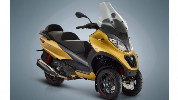 Piaggio MP3 500 HPE Sport Advanced, Skuter Roda Tiga Pertama di Dunia ...