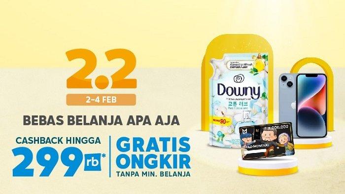 Promo Double Day 2.2 2023 di Blibli, Ada Cashback, Diskon 90 Persen ...