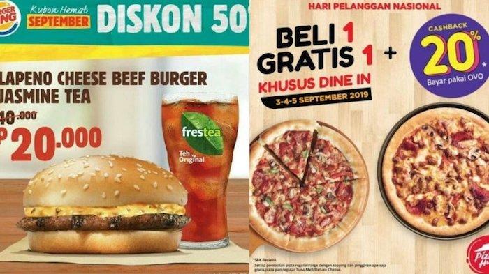 Hari Pelanggan Nasional 4 September, Restoran Siap Saji Ini Kasih Diskon Hingga 50 Persen ...