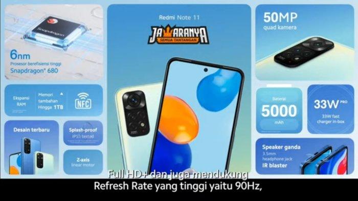 Redmi Note 11 Series Resmi Meluncur di Indonesia, Ini Spesifikasi dan ...
