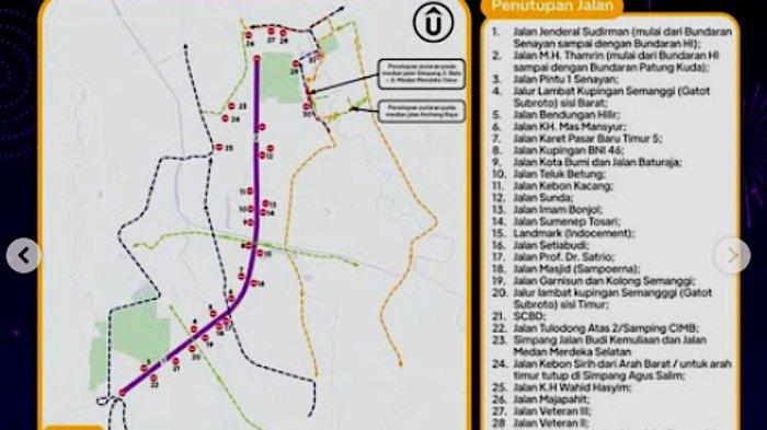 Rekayasa Lalu Lintas Perayaan Malam Tahun Baru 2025 dan Jalur Alternatifnya - Wartakotalive.com