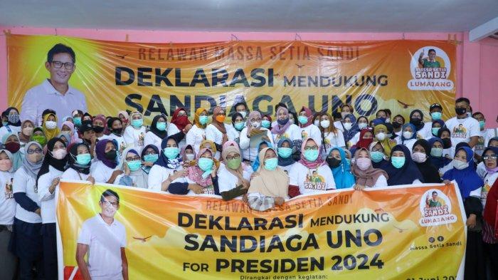 Angkat Ekonomi Lokal dengan Pelatihan, Emak-Emak di Lumajang: Kami Dukung Sandiaga Uno Jadi ...