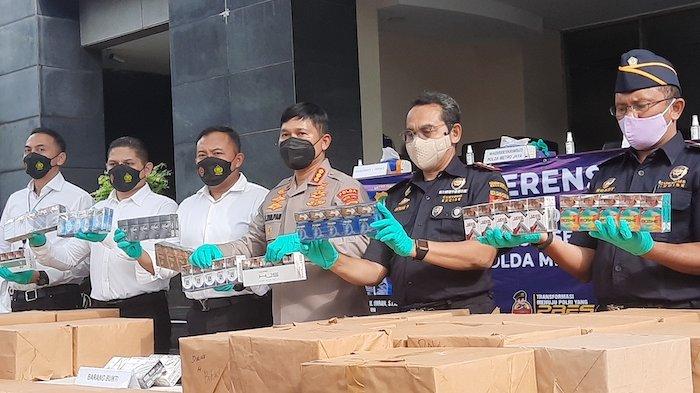 Tidak Berizin dan Bayar Pajak, 450 Ribu Rokok Ilegal Disita Polisi ...