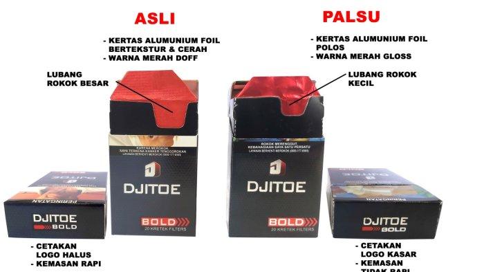 Rokok Djitoe Bold Dipalsukan di Bangka Belitung, Perusahaan Lapor ...