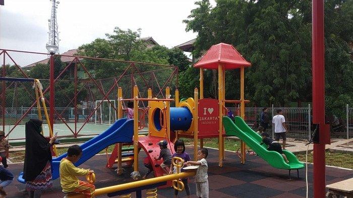 Belum Diresmikan, ﻿Warga Manfaatkan RPTRA Baru di Kelurahan Rorotan ...