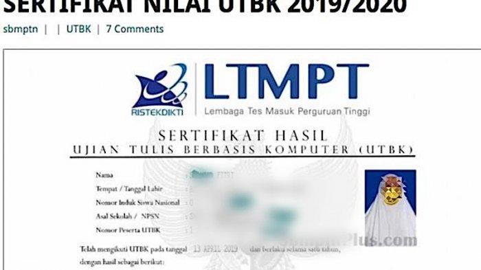 Lolos atau Tidak Wajib Unduh Sertifikat UTBK SNBT 2023, Ini Fungsinya - Wartakotalive.com