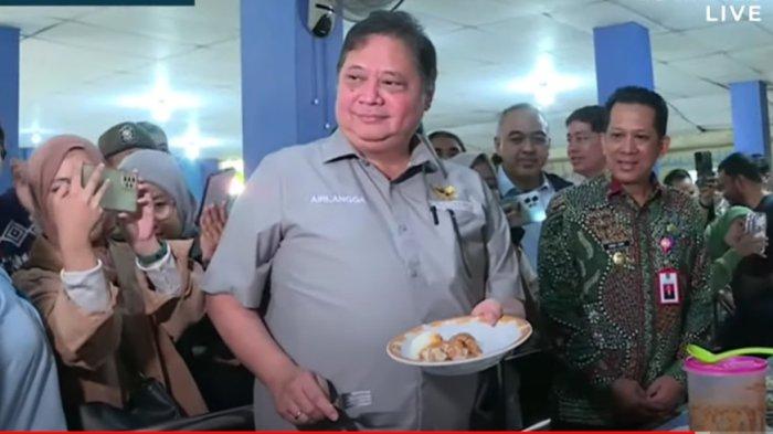 Menko Perekonomian Airlangga Gelar Simulasi Makan Siang Gratis di Tangerang - Tribuntoraja.com