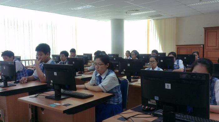 Pelaksanaan UN CBT di SMPK 2 Penabur Berjalan Lancar - Wartakotalive.com