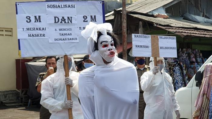 Sosialisasi 3M Pocong-pocongan Hantui Warga Tangerang Minimalisir ...
