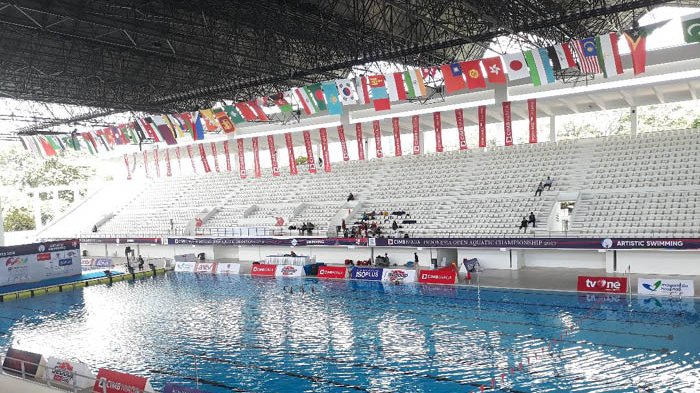 Sambut Asian Games 2018, Ini Wajah Baru Stadion Aquatic di Senayan ...