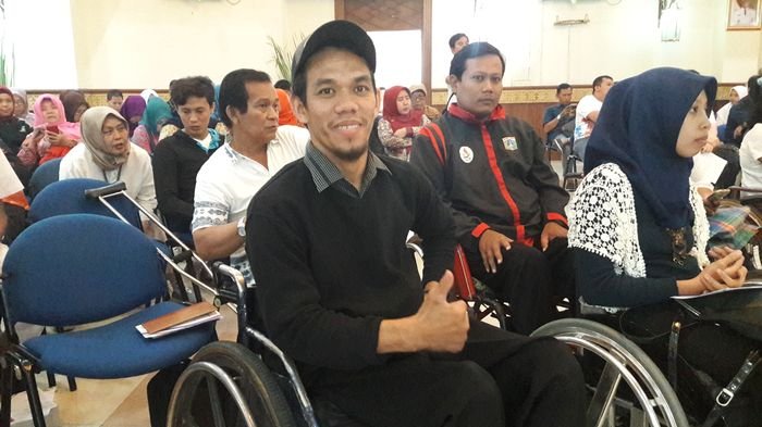 Suban, Atlet Bulut Tangkis Kursi Roda Asal Jakarta - Wartakotalive.com