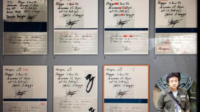 Akseyna Selalu Menulis Miring ke Kanan di Huruf Pertama - Wartakotalive.com