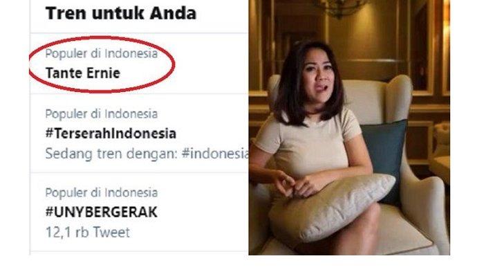 Tante Ernie, Tante Pemersatu Bangsa Trending Topik di Twitter - Wartakotalive.com