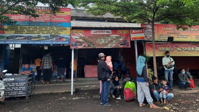 H-2 Lebaran, Terminal Bayangan Parung Ramai Pemudik Tujuan Yogyakarta ...