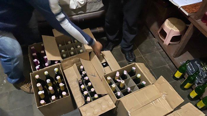 Polresta Bogor Kota Sita 119 Botol Miras Lewat Patroli Miras dan Kerawanan Malam - Wartakotalive.com