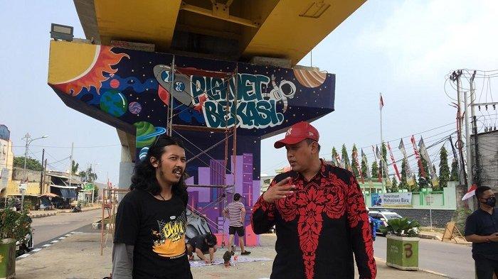 Mural Bertema Planet Bekasi untuk Menyikapi Pandangan Miring Warganet ...