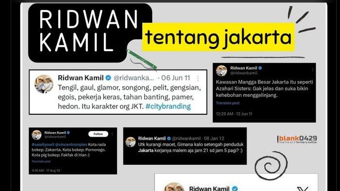 Ridwan Kamil Minta Maaf! Twit Lama soal Warga “Tengil dan Songong” Diungkit Lagi & Viral ...