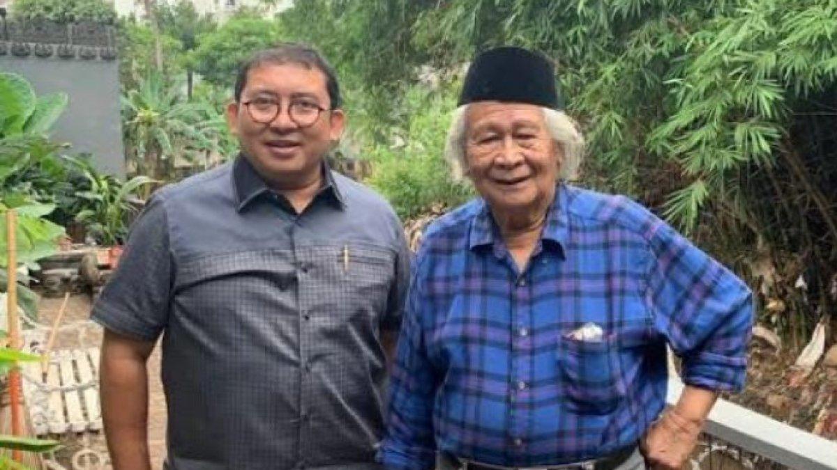 Ucap Duka, Fadli Zon Unggah Foto Terakhir Babe Ridwan Saidi di RS ...