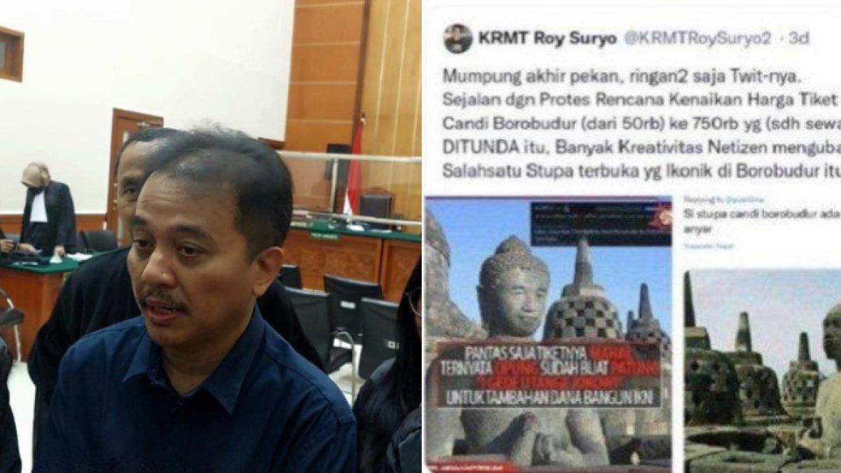 Fakta Kasus Meme Stupa Mirip Jokowi, Roy Suryo Divonis 9 Bulan hingga ...
