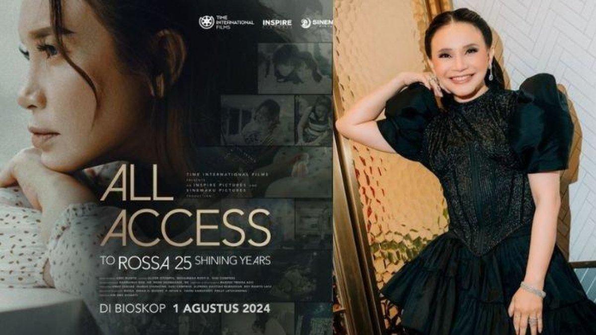 Sinopsis Film All Access to Rossa 25 Shining Years, Dokumenter Karier ...