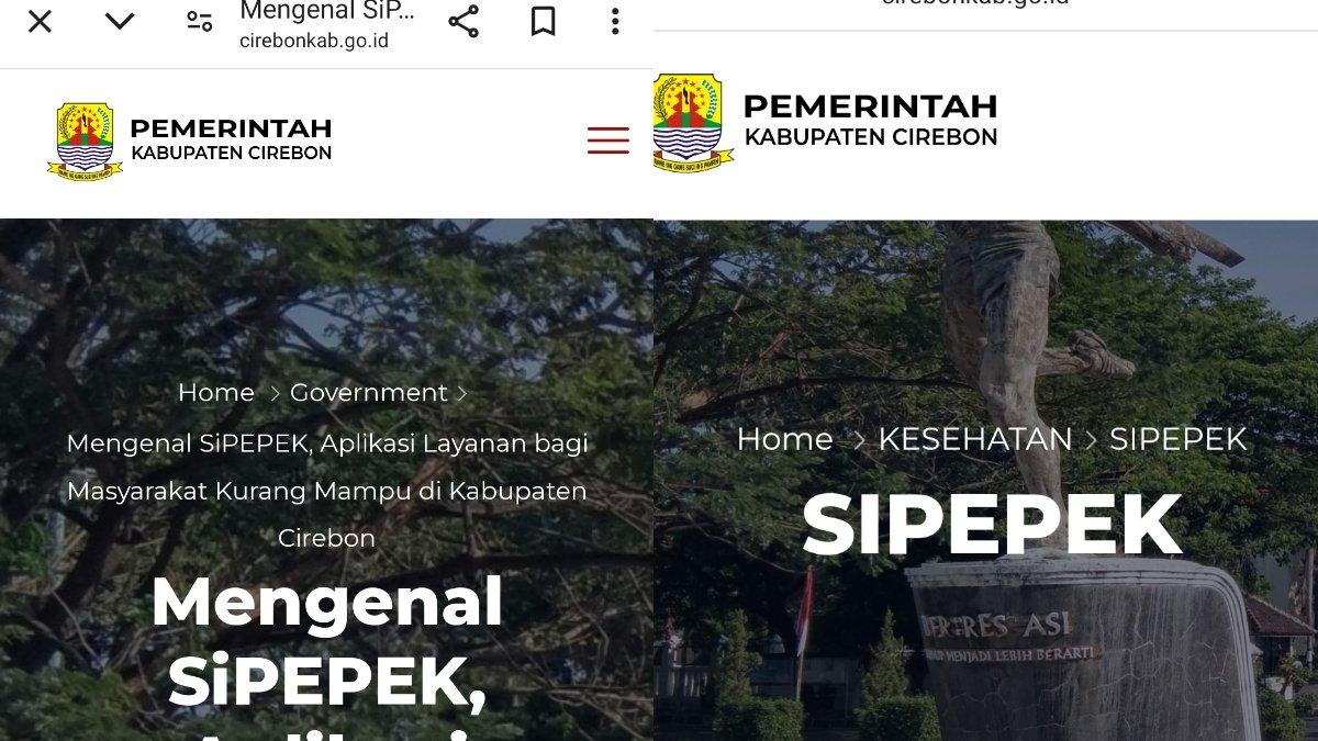 Viral Aplikasi Pemkab Cirebon Pakai Nama SiPEPEK, Kadinsos: Dipilih ...