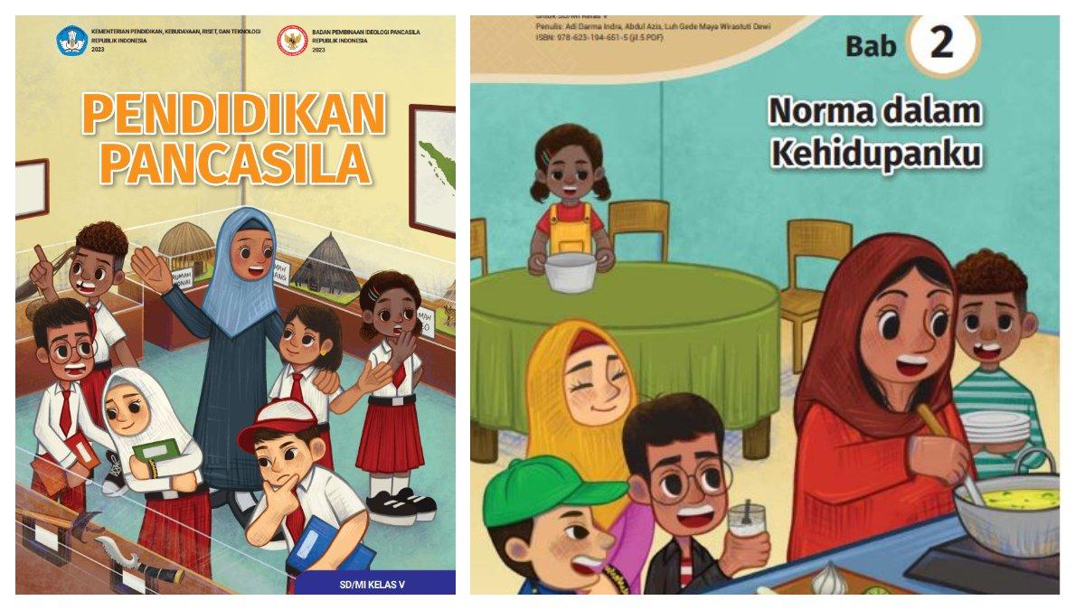 Kunci Jawaban PKN Kelas 5 SD/MI Kurikulum Merdeka, Soal TTS Halaman 55 ...