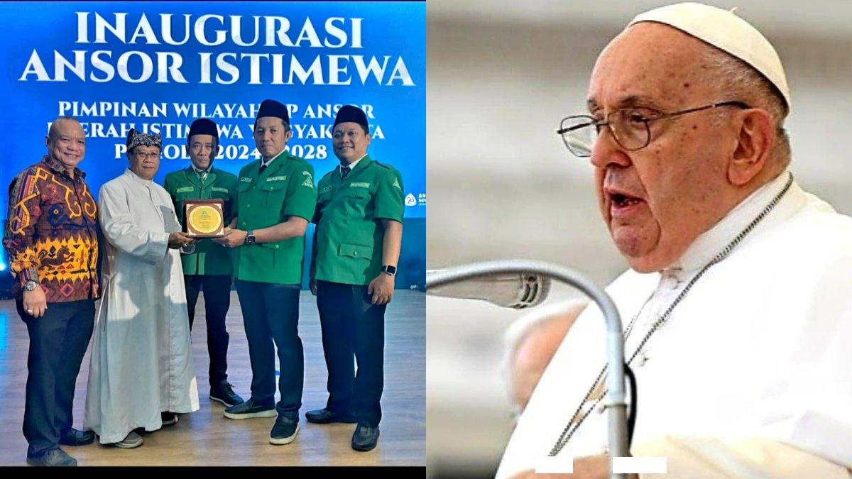 GP Ansor Anugrahkan 'Penghormatan Martabat Kemanusiaan' untuk Paus ...
