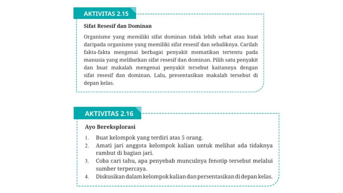 Cek Kunci Jawaban Biologi Kelas 12 SMA Halaman 101 102 Kurikulum ...