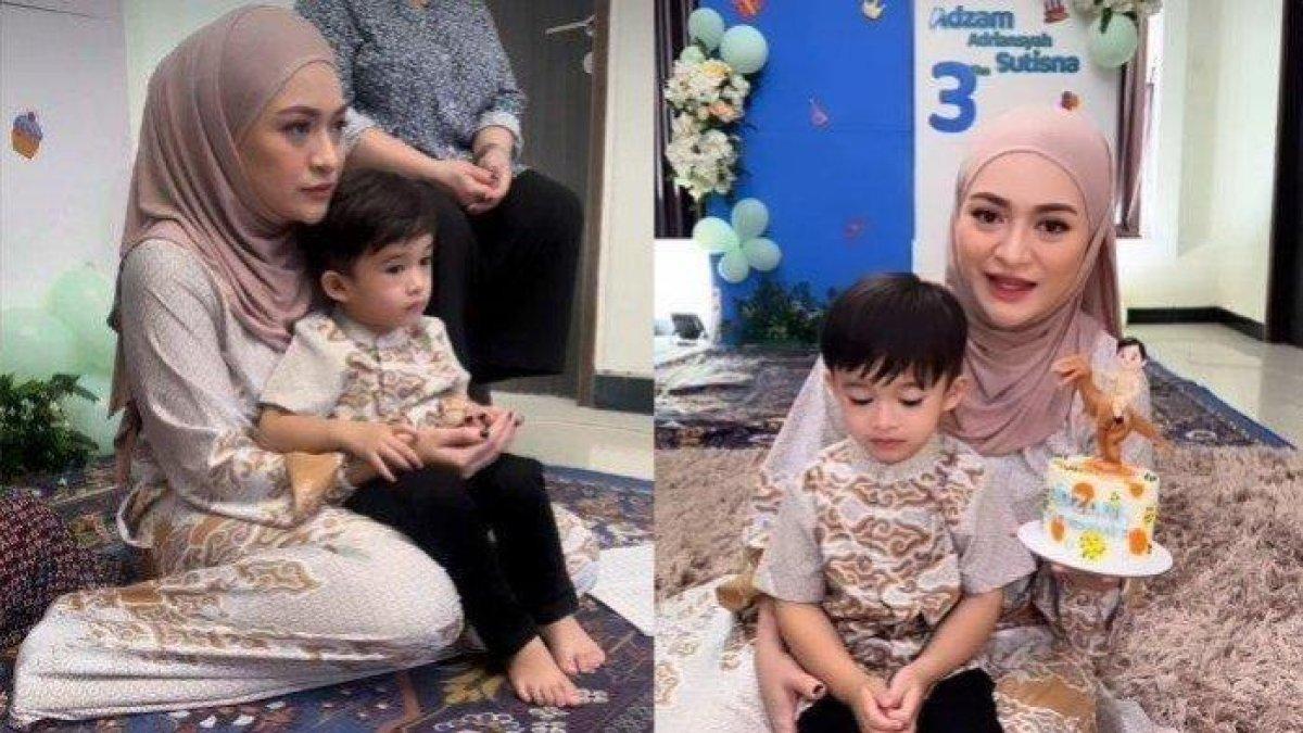 Nathalie Holscher Berhijab saat Ultah Anak Sule, Rayakan Pertambahan Usia Adzam dengan Anak ...