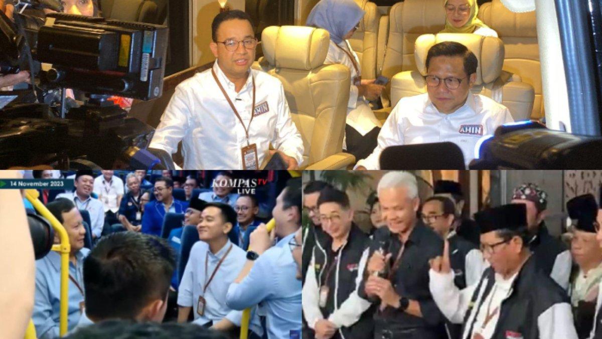 Penampilan Tiga Paslon di Pengundian dan Penetapan Nomor Capres ...