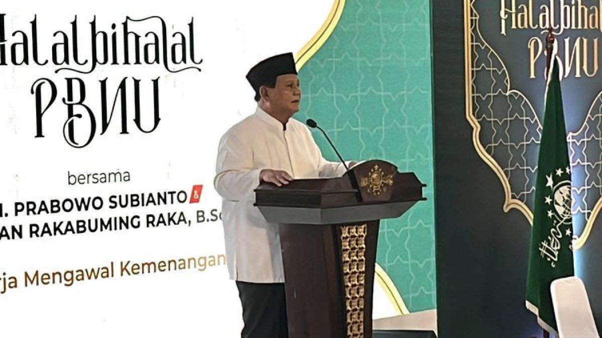 Prabowo dan Gibran Hadiri Halal Bihalal Nahdatul Ulama, Sudah Merasa Dekat hingga Dianggap ...