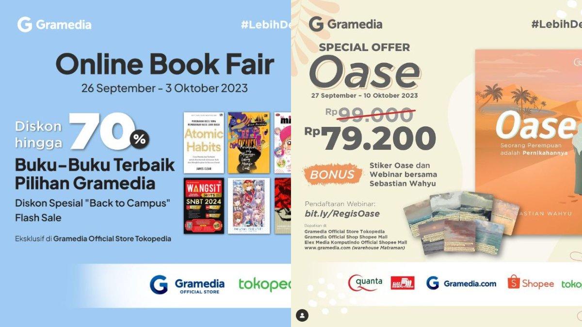 Promo Gramedia Akhir September 2023, Kunjungi Gramedia Official Store ...
