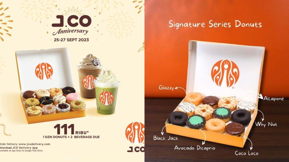 Promo J.CO Anniversary ke-17, hanya Rp 57 Ribu hingga Rp 111 Ribuan Saja, Buruan Manfaatkan ...