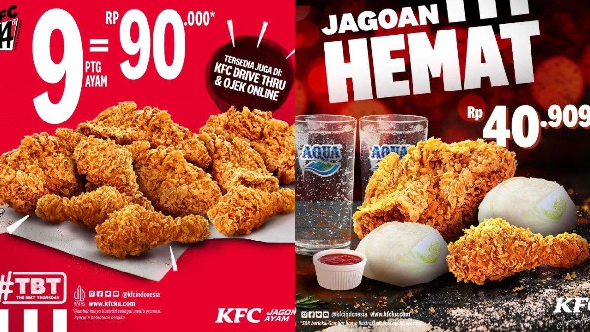 KFC Mengeluarkan Promo TBT, Kalian Bisa Mendapatkan 9 Ayam Hanya Rp 90 ...