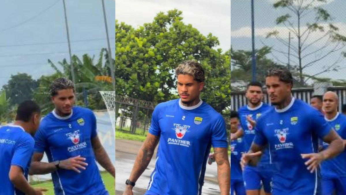 Ramon Tanque Akhirnya Latihan Perdana Bersama Persib Bandung, Bobotoh ...