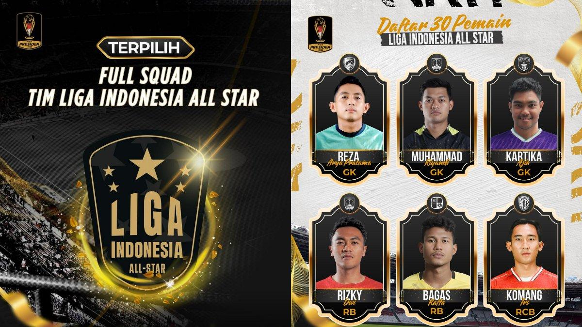 Daftar 30 Pemain Liga Indonesia All Star untuk Piala Presiden 2025 ...