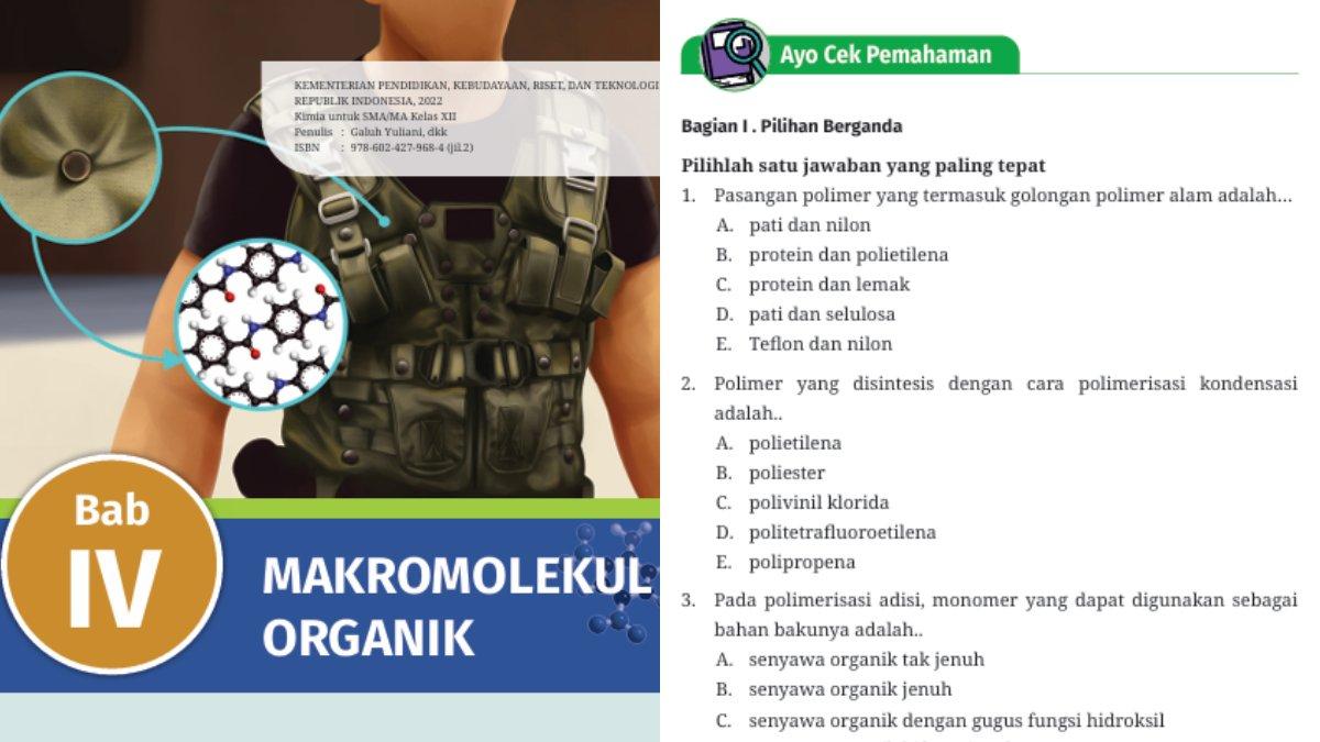 Cek Kunci Jawaban Kimia Kelas 12 SMA Kurikulum Merdeka Bab 4 Halaman 188 dan 189 Soal ...