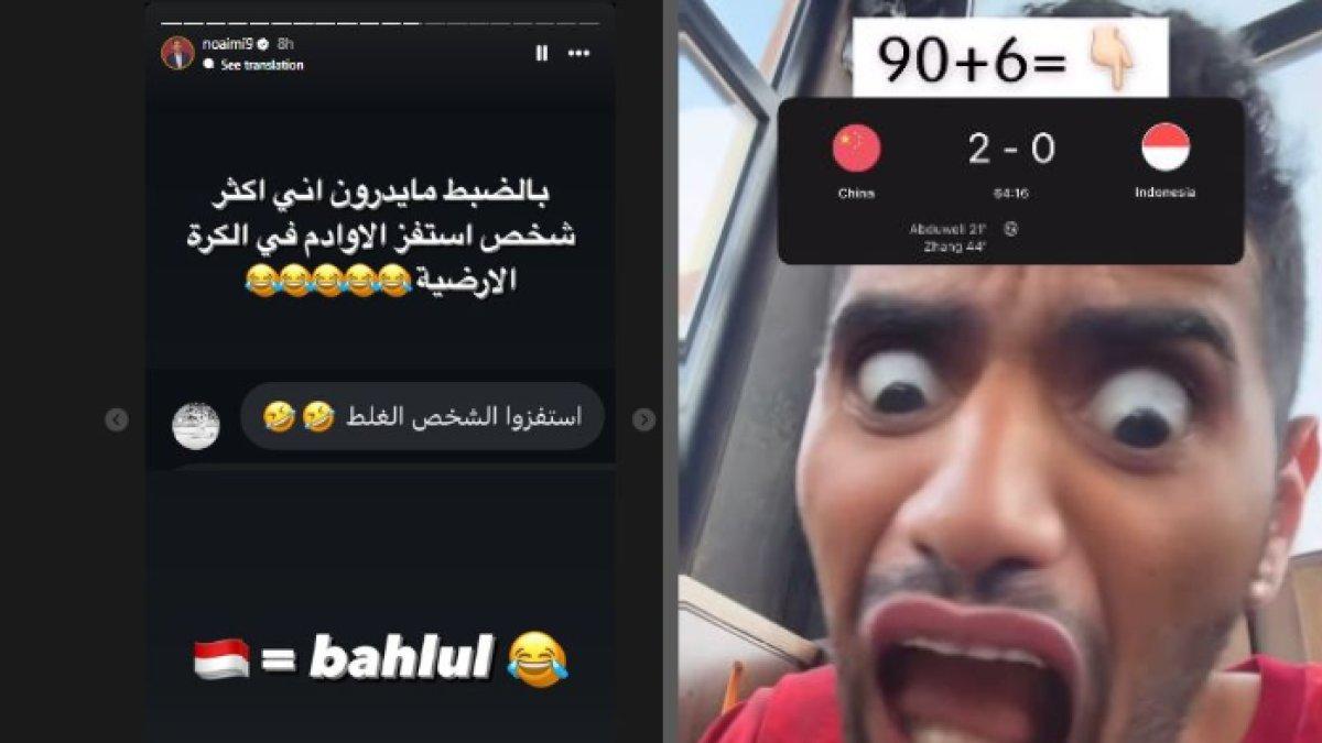 Suporter Timnas Indonesia Ditantang Influencer Bahrain Noaimi, Sebut ...