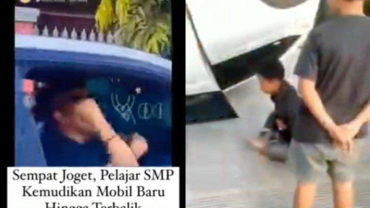 Gegayaan Joget-joget saat Setir Mobil, Viral Bocah SMP Histeris akibat ...