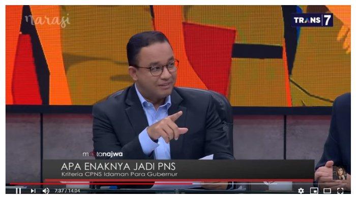 Ditanya Najwa Shihab, Anies Baswedan Blak-blakan Ungkap Gaji PNS DKI ... Ditanya Najwa Shihab, Anies Baswedan Blak-blakan Ungkap Gaji PNS DKI ...
