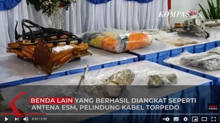 Video Penampakan Puing-puing KRI Nanggala 402 yang Berhasil Diangkat ...