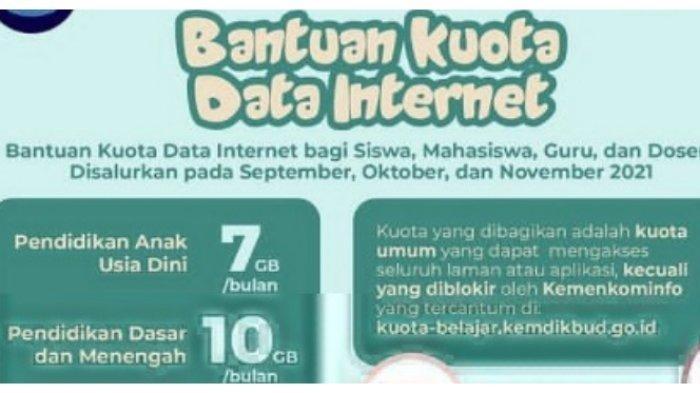 Cara Dapatkan Bantuan Kuota Internet dan UKT Kemendikbud untuk Siswa, Mahasiswa, Guru hingga ...
