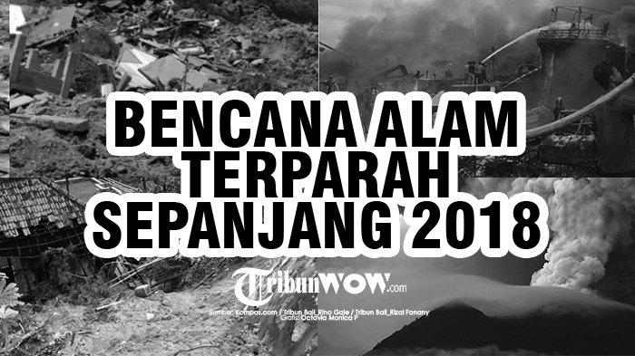 Deretan Bencana Alam Terparah yang Terjadi di Indonesia Sepanjang Tahun 2018 - Tribun Wow