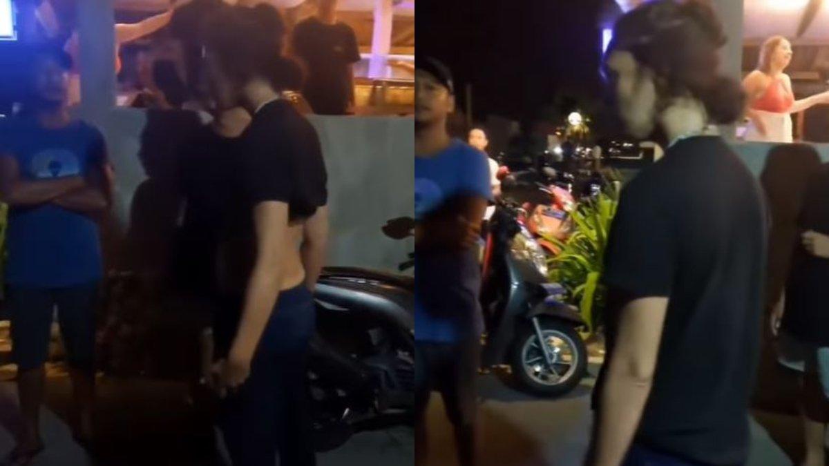 Viral Bule di Bali Mabuk lalu Marah dan Ludahi Warga Setempat, Petugas Keamanan sampai Angkat ...