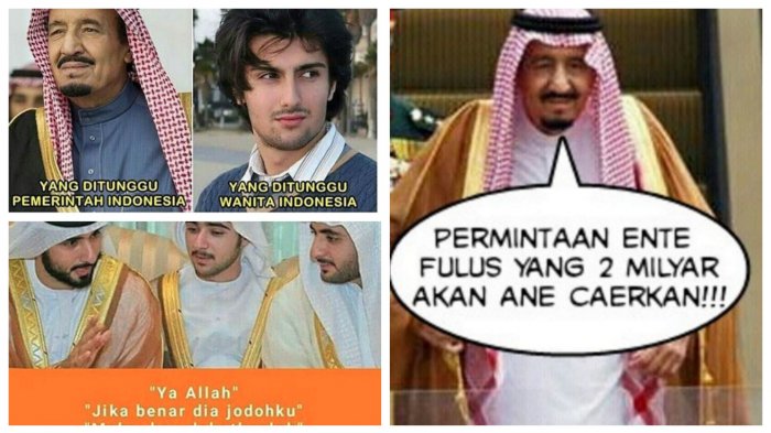Kumpulan Meme Tentang Arab dan Raja Salman yang Bikin Ngakak - Tribun Wow